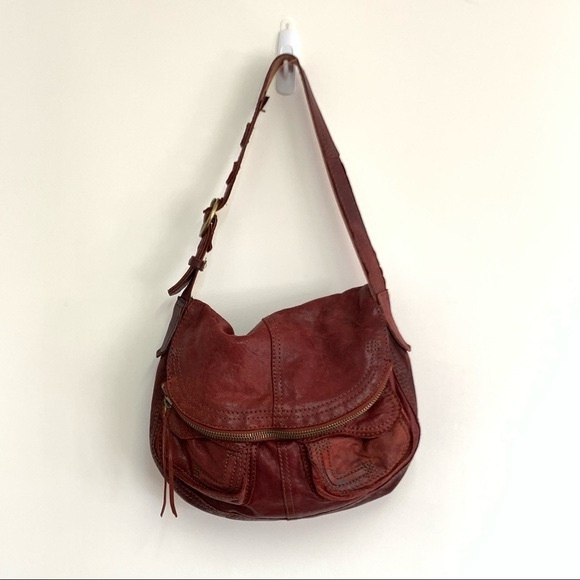 Lucky Brand | Bags | Vintage Lucky Brand Soft Italian Leather Ox Blood ...